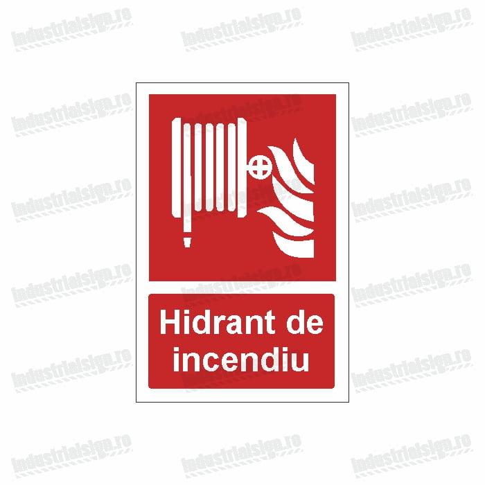 Semn Hidrant de incendiu - Industrialsigns.ro - protectia muncii SSM