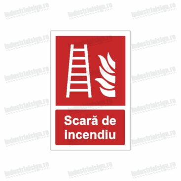 Semn Scara de incendiu - indicator de avertizare PSI